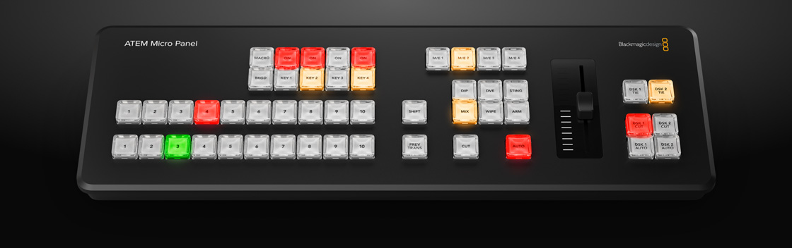 ATEM Constellation – Advanced Panel | Blackmagic Design