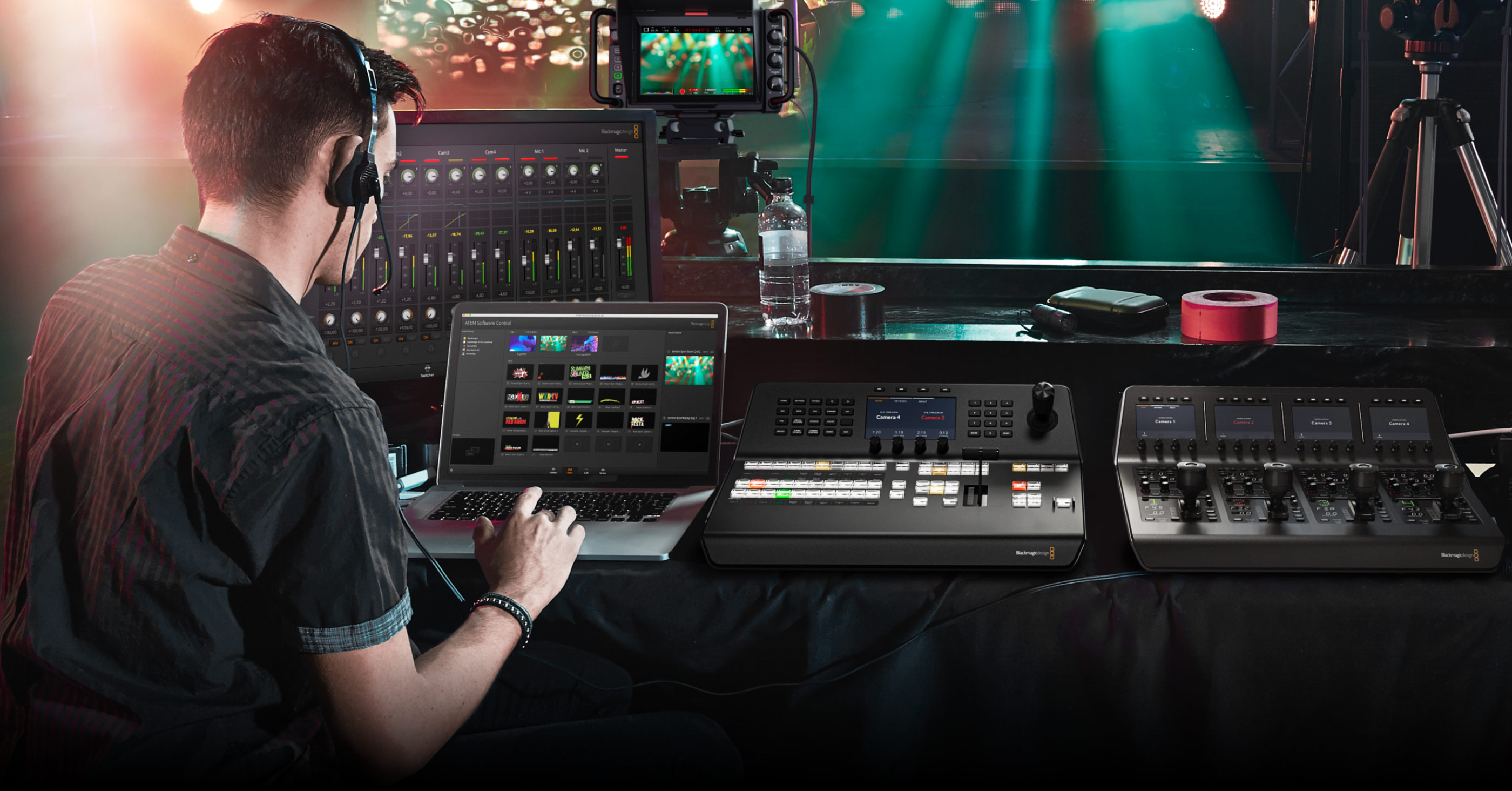 ATEM Constellation – Advanced Panel | Blackmagic Design