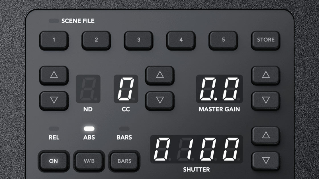 ATEM Camera Control Panel | Blackmagic Design