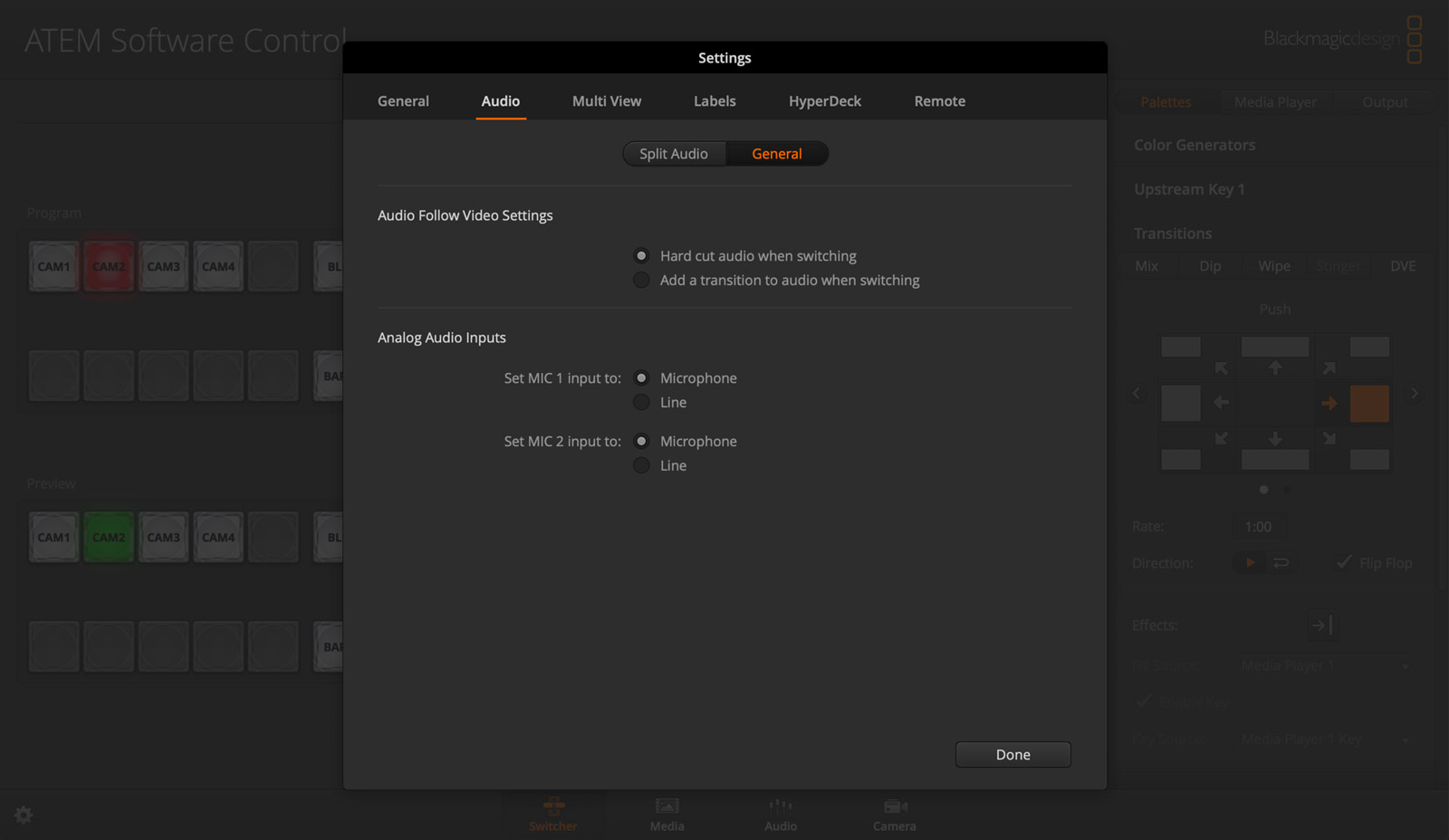 ATEM Constellation 8K – Software Control | Blackmagic Design