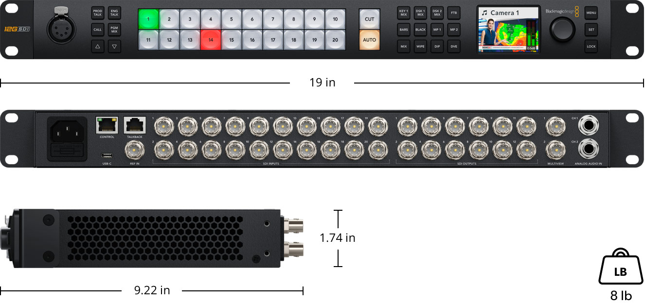ATEM Constellation – Tech Specs | Blackmagic Design