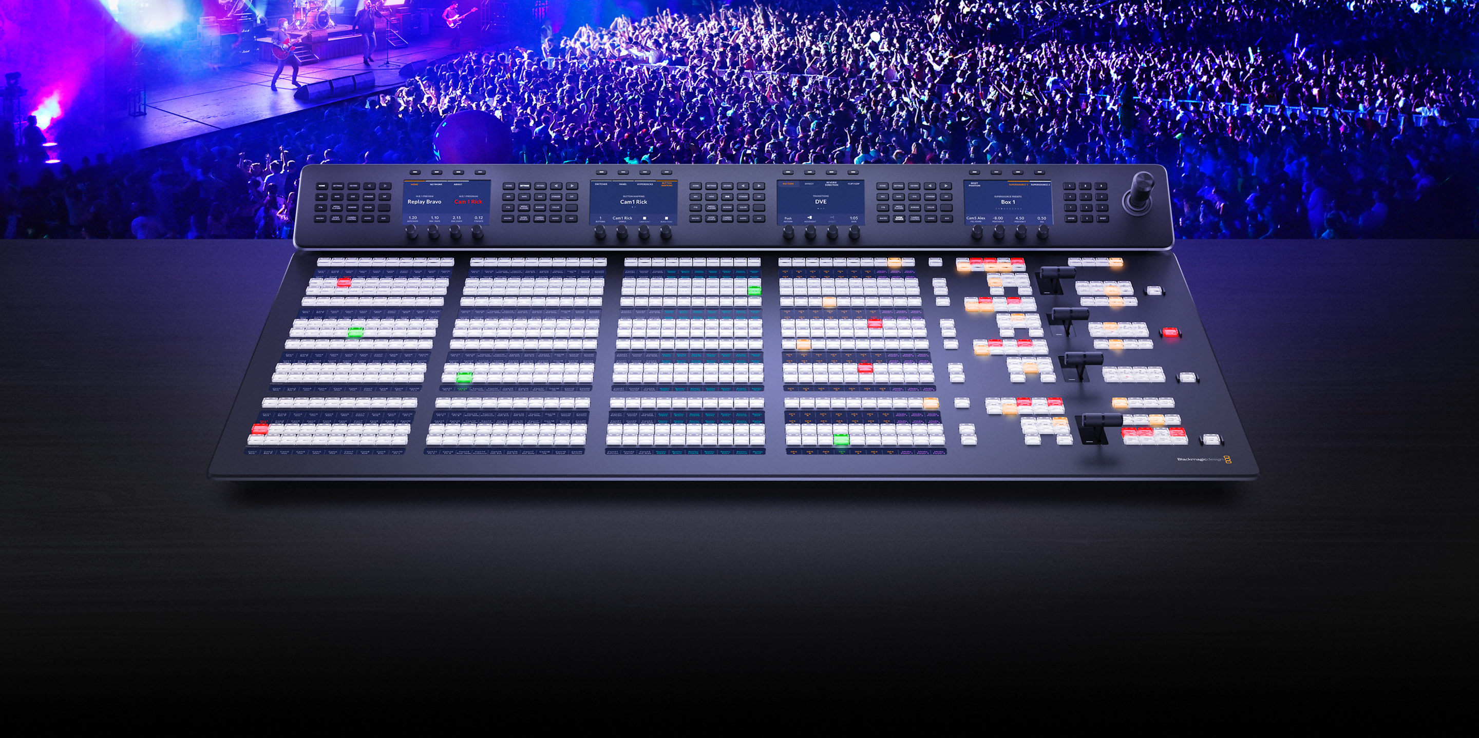 ATEM Constellation 8K – Advanced Panel | Blackmagic Design