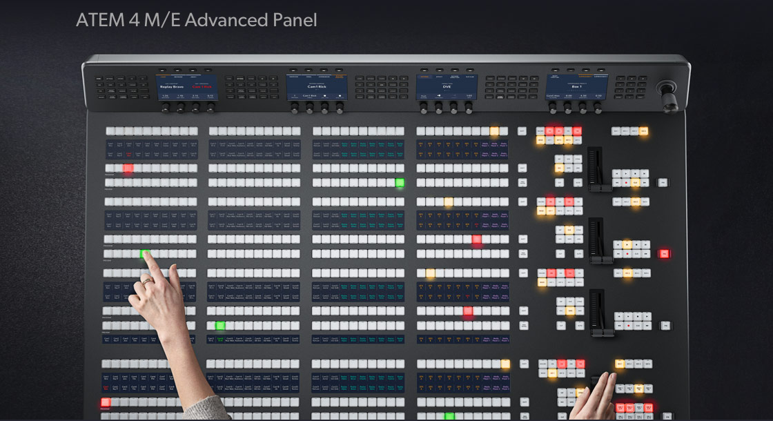 ATEM Constellation 8K – Advanced Panel | Blackmagic Design