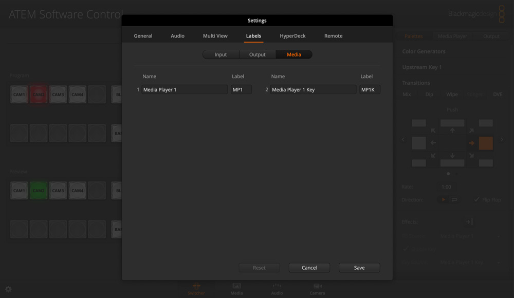 ATEM Constellation 8K – Software Control | Blackmagic Design