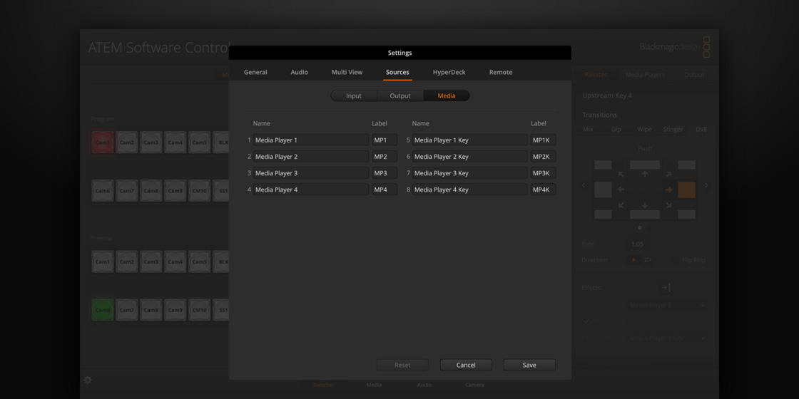ATEM Constellation 8K – Software Control | Blackmagic Design