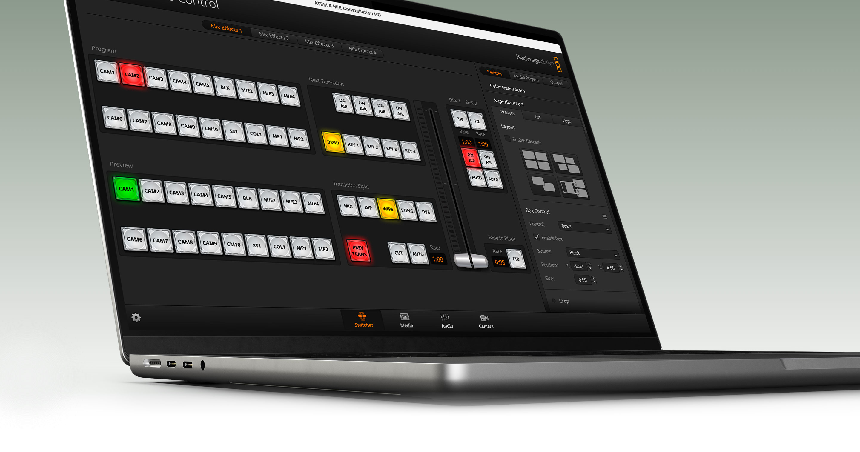 ATEM Constellation HD – Software Control | Blackmagic Design