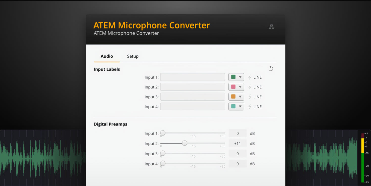 ATEM Microphone Converter | Blackmagic Design