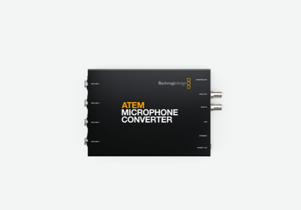 ATEM Microphone Converter | Blackmagic Design