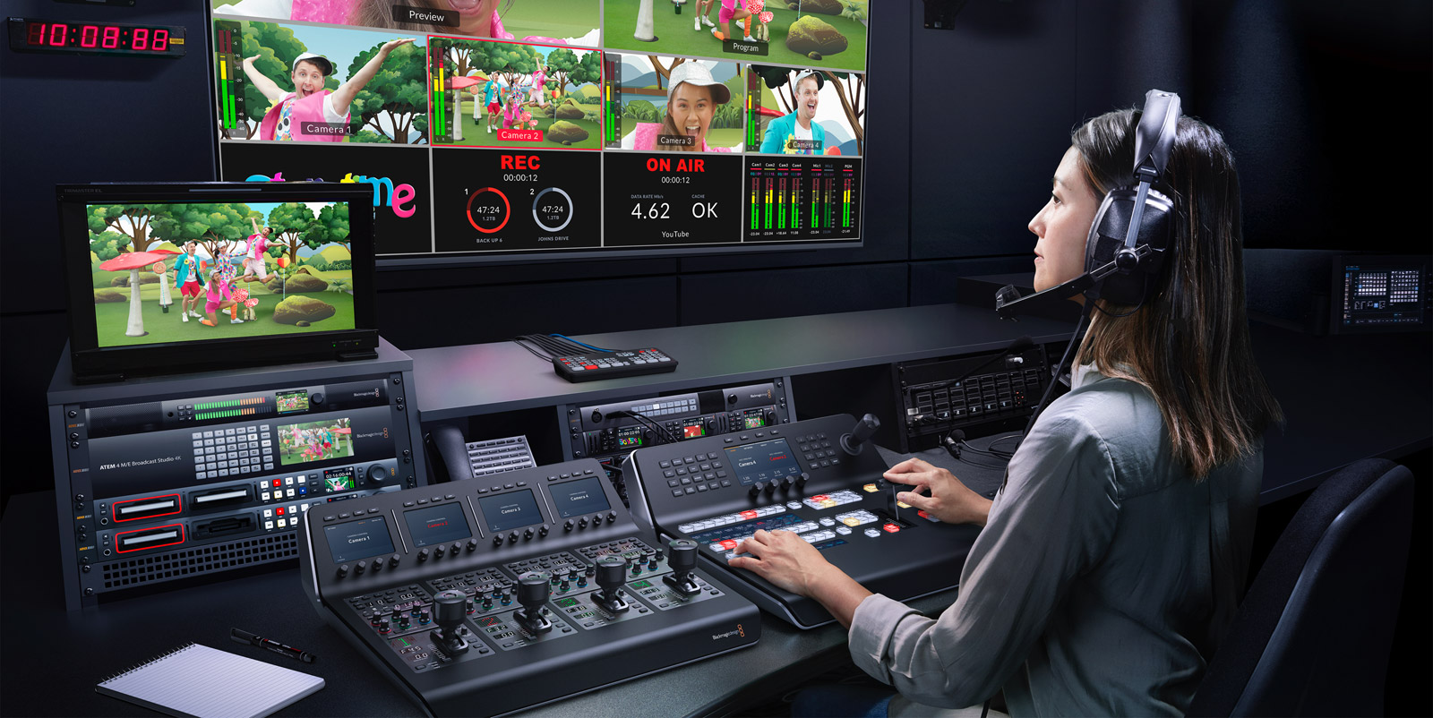 ATEM Mini – Advanced Panel | Blackmagic Design