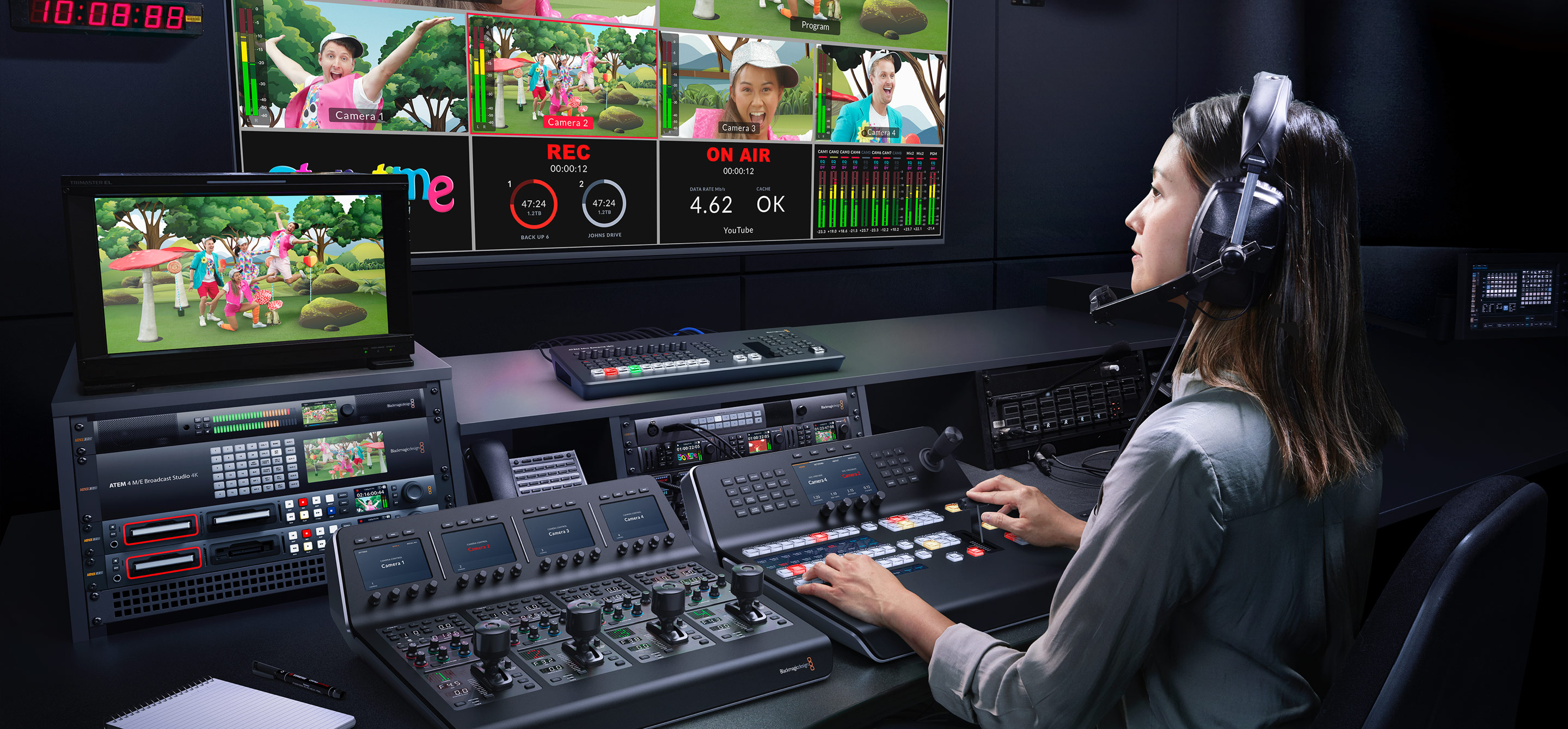 Atem Mini Pro Blackmagic - Planeta do Radio