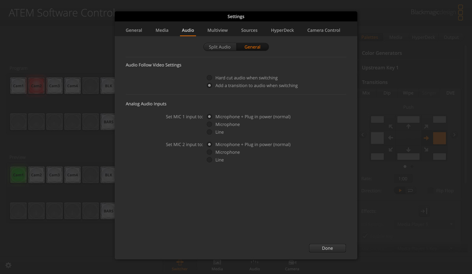 ATEM SDI – Software Control | Blackmagic Design