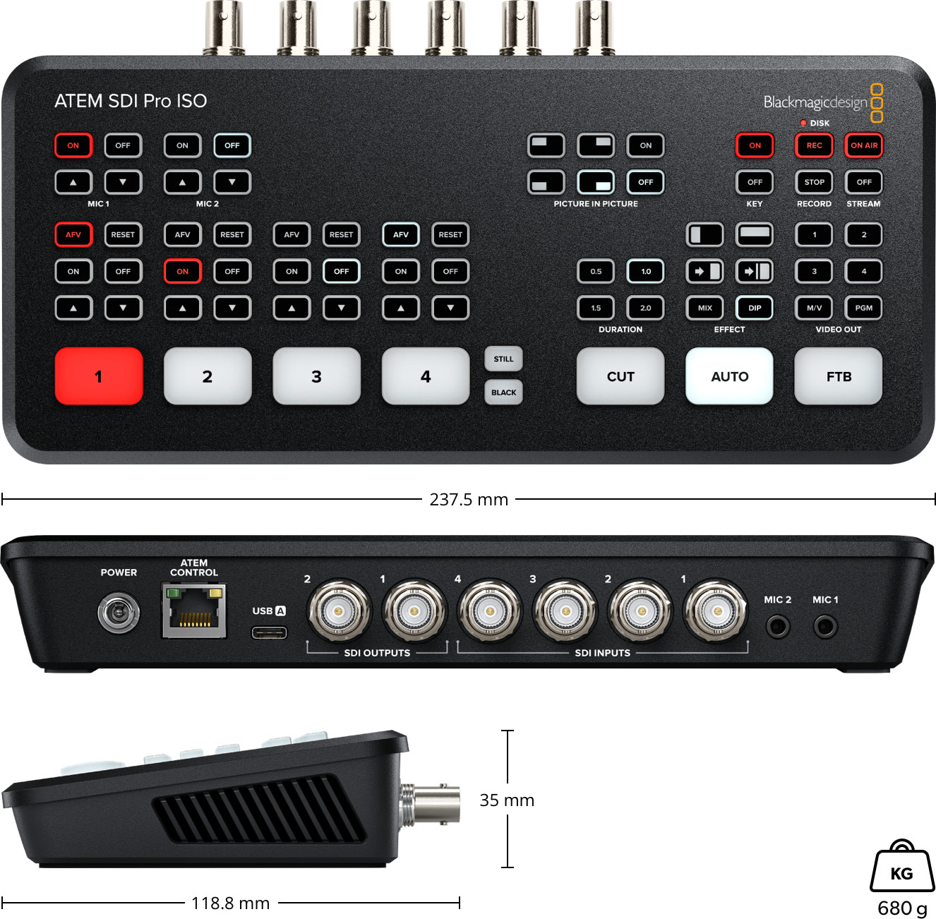 Blackmagic Design ATEM SDI Pro ISO - Broadmedia