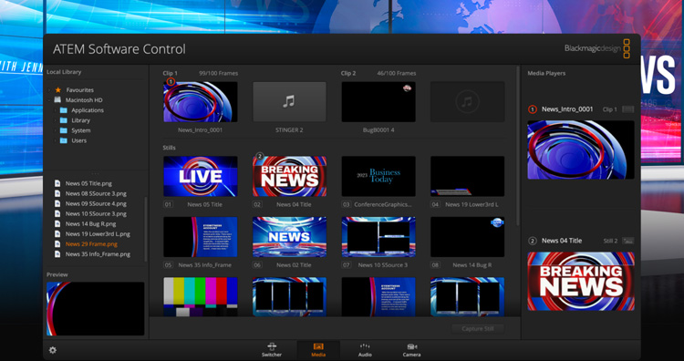 ATEM Television Studio – Features | Blackmagic Design