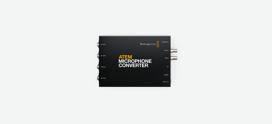 ATEM Microphone Converter | Blackmagic Design