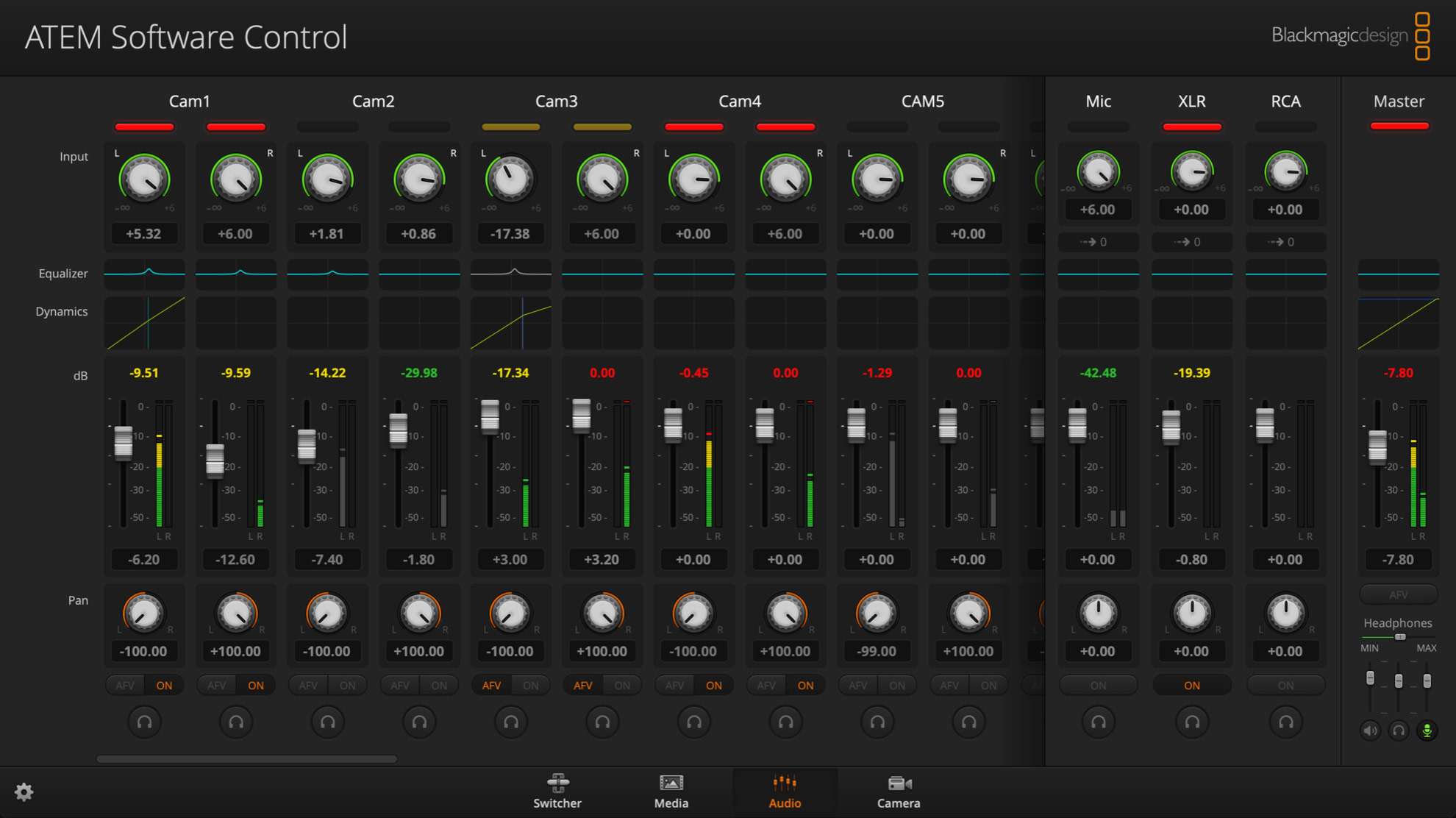 ATEM Television Studio – Software Control | Blackmagic Design
