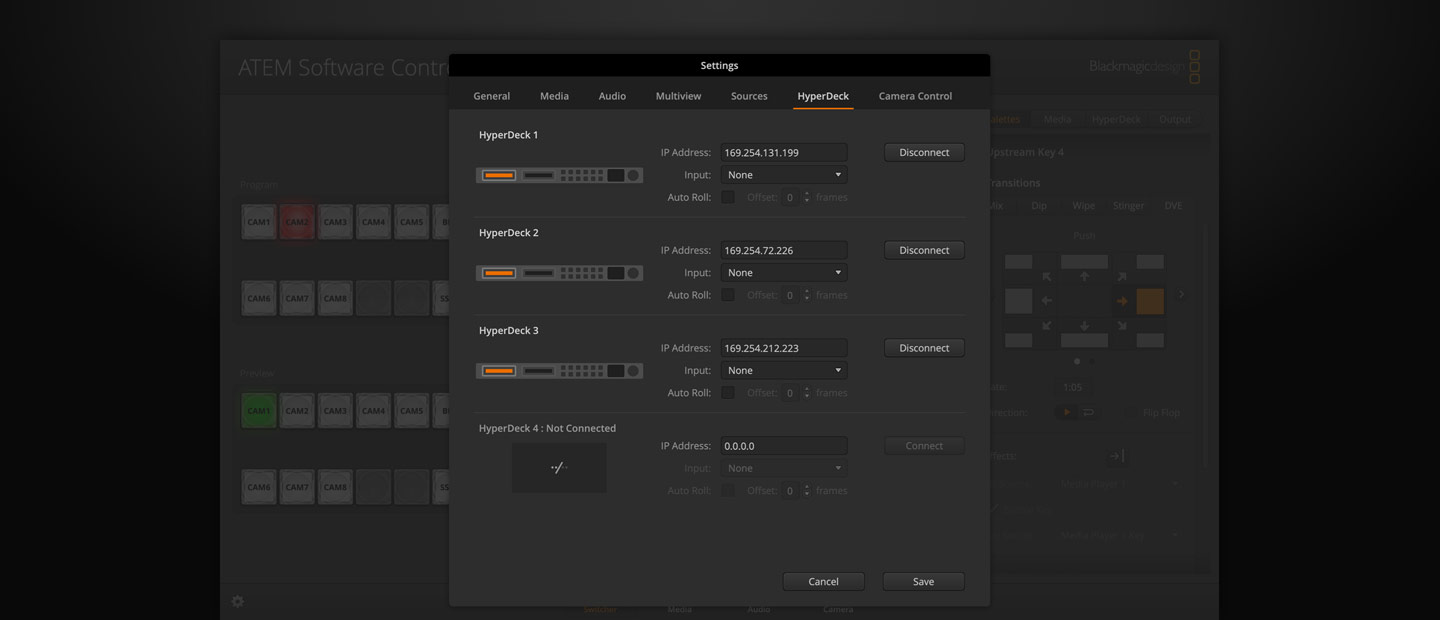 ATEM Television Studio – Software Control | Blackmagic Design