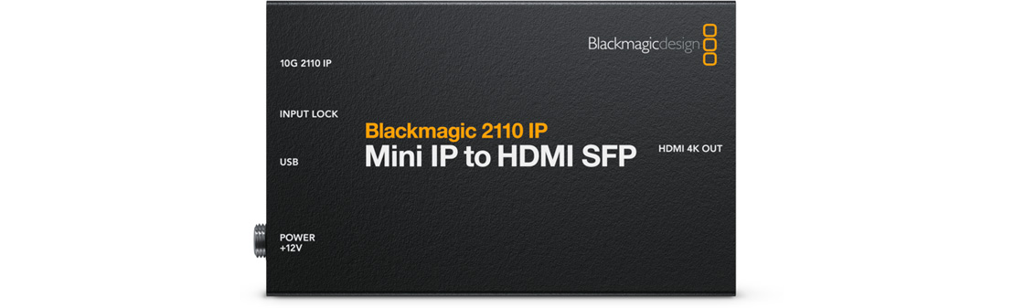 Blackmagic 2110 IP Converter – Tech Specs | Blackmagic Design