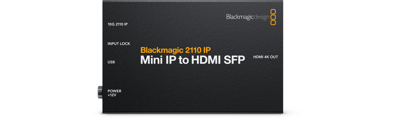 Blackmagic 2110 IP Converter – Tech Specs | Blackmagic Design