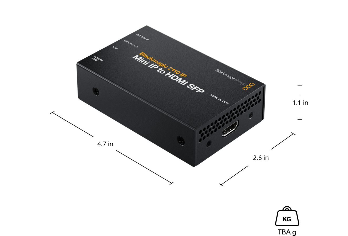 Blackmagic 2110 IP Converter – Tech Specs | Blackmagic Design