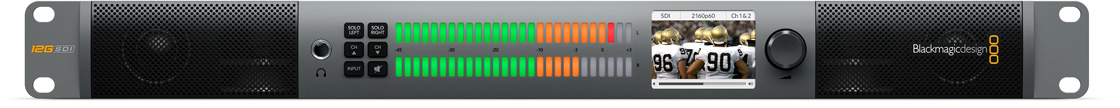 Blackmagic Audio Monitor 12G | Blackmagic Design