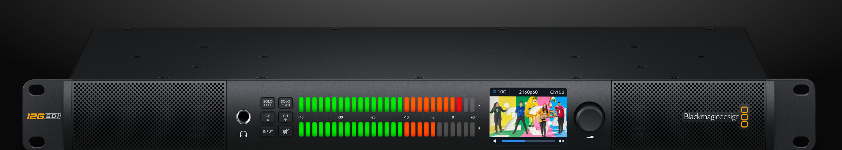 Blackmagic Audio Monitor 12G | Blackmagic Design