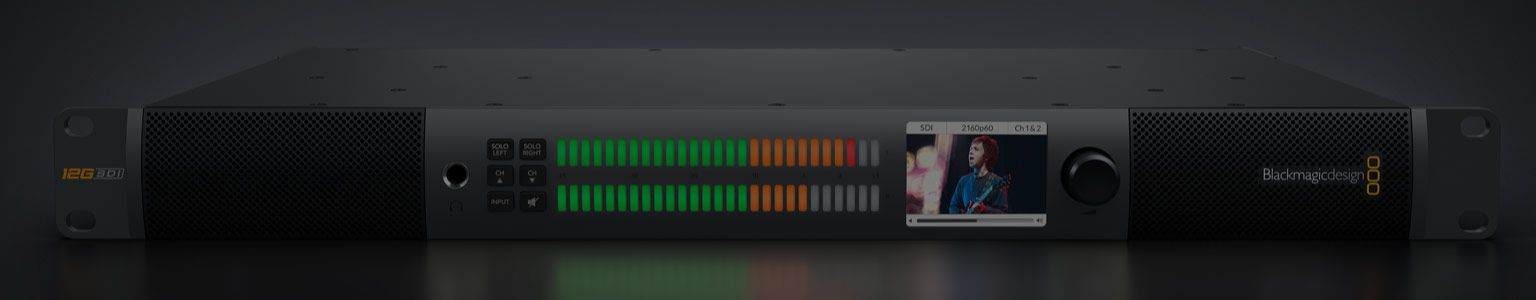 Blackmagic Audio Monitor 12G | Blackmagic Design