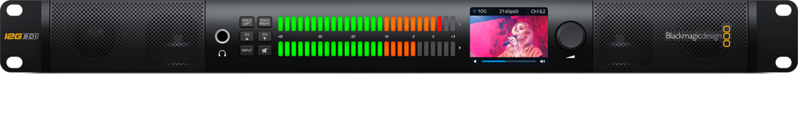 Blackmagic Audio Monitor 12G – 技术规格 | Blackmagic Design