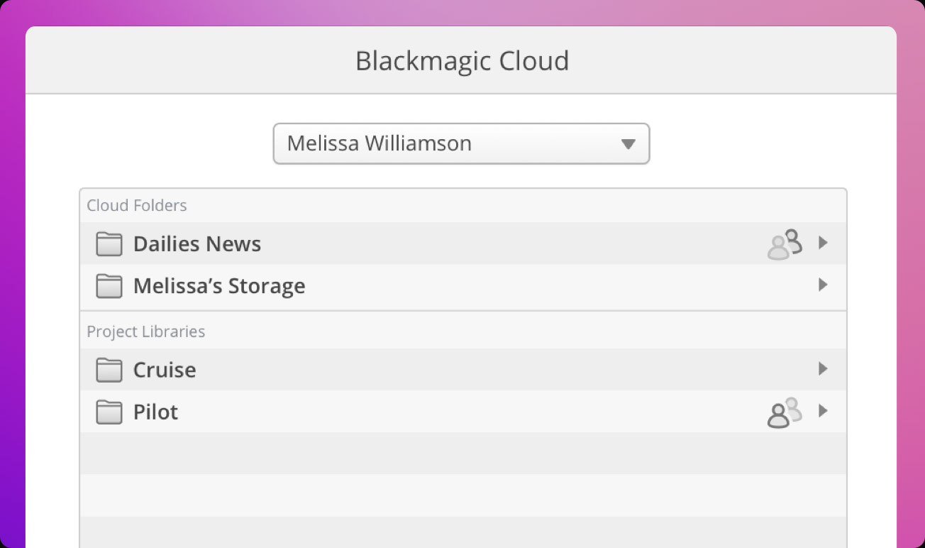 Blackmagic Cloud Backup | Blackmagic Design