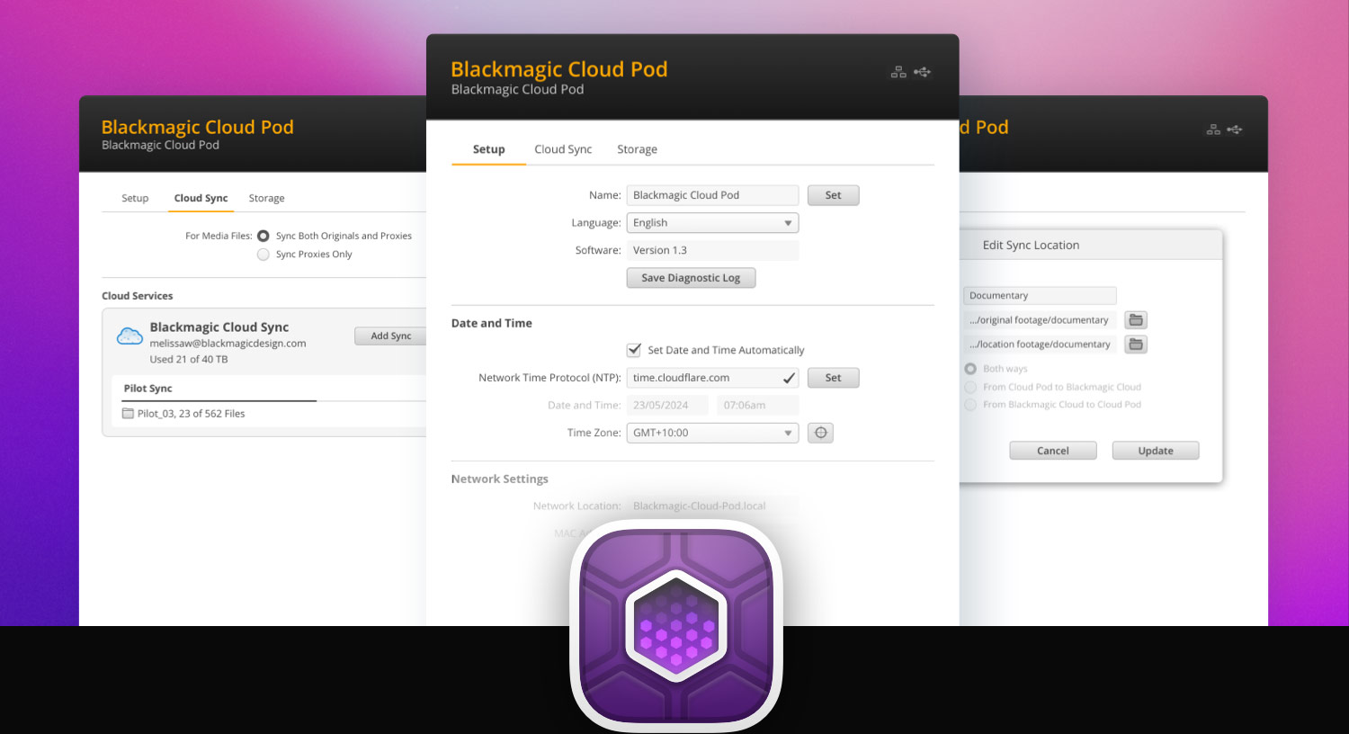 Blackmagic Cloud Pod | Blackmagic Design