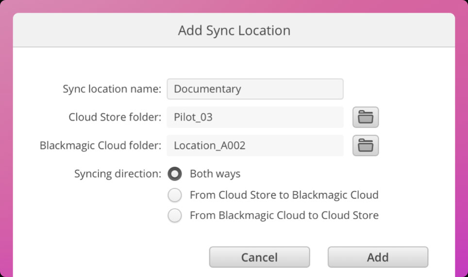 Blackmagic Cloud Store | Blackmagic Design