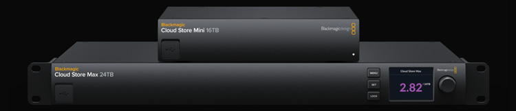 Blackmagic Cloud Store Mini/Max | Blackmagic Design