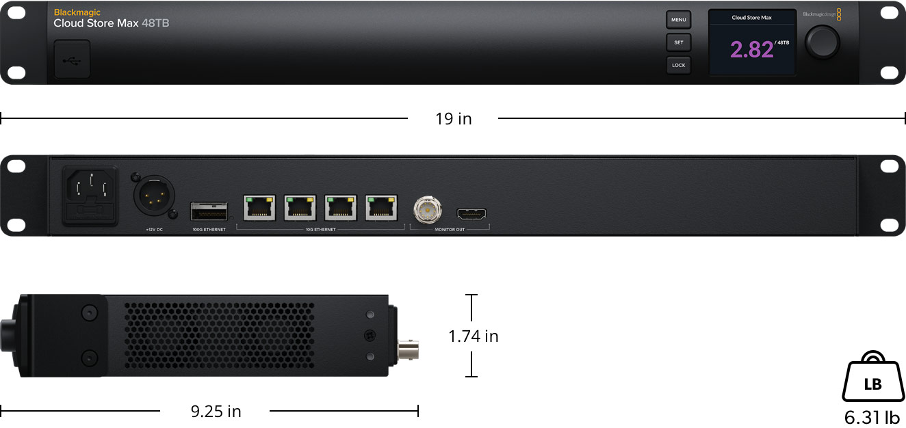 Blackmagic Cloud Dock – Tech Specs | Blackmagic Design