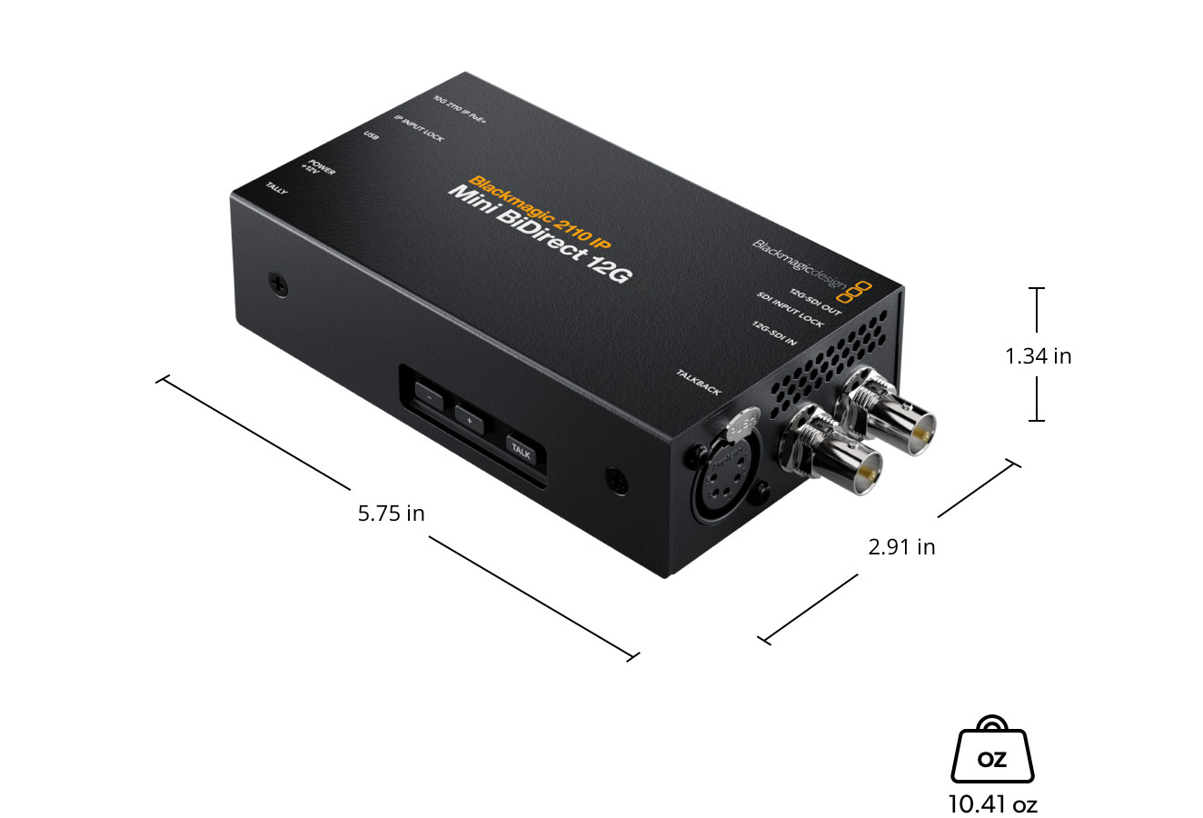 Blackmagic 2110 IP Converter – Tech Specs | Blackmagic Design