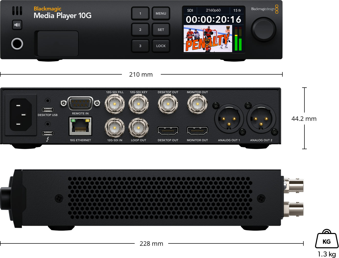 Blackmagic Media Player 10G - 業務用撮影・映像・音響・ドローン専門店 システムファイブ