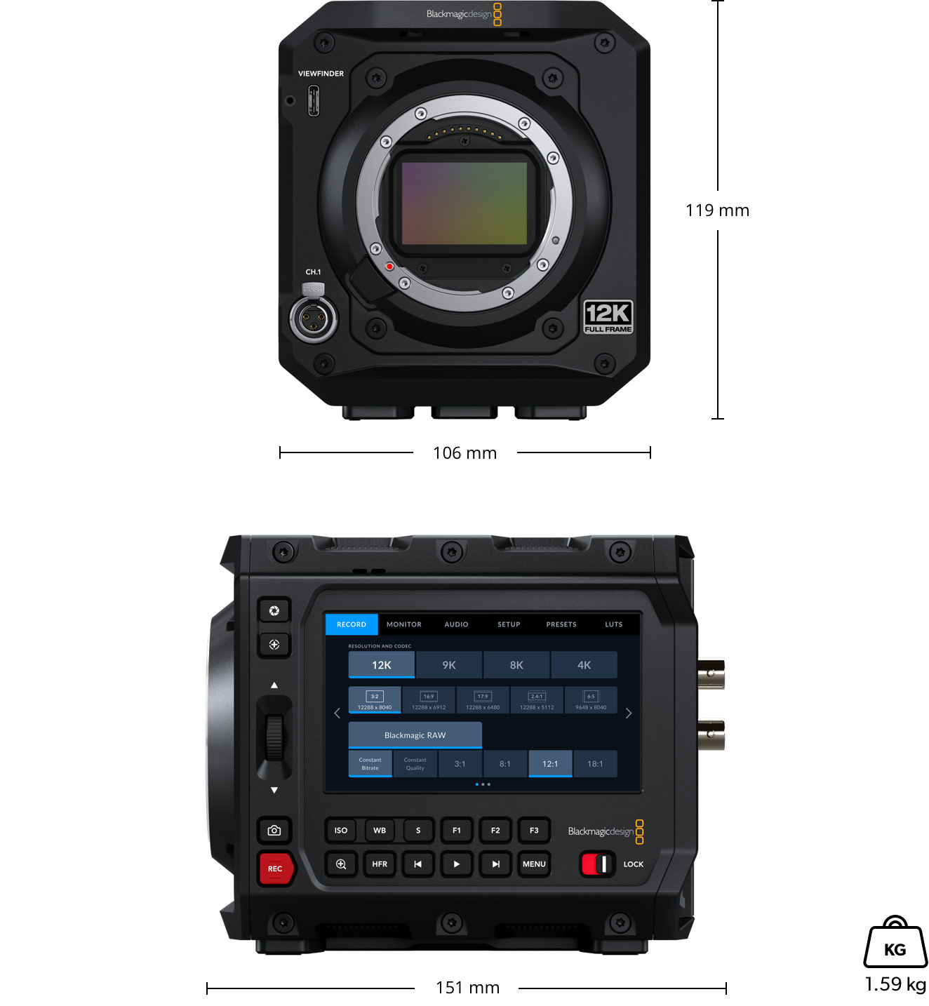 Blackmagic PYXIS – Spécifications | Blackmagic Design