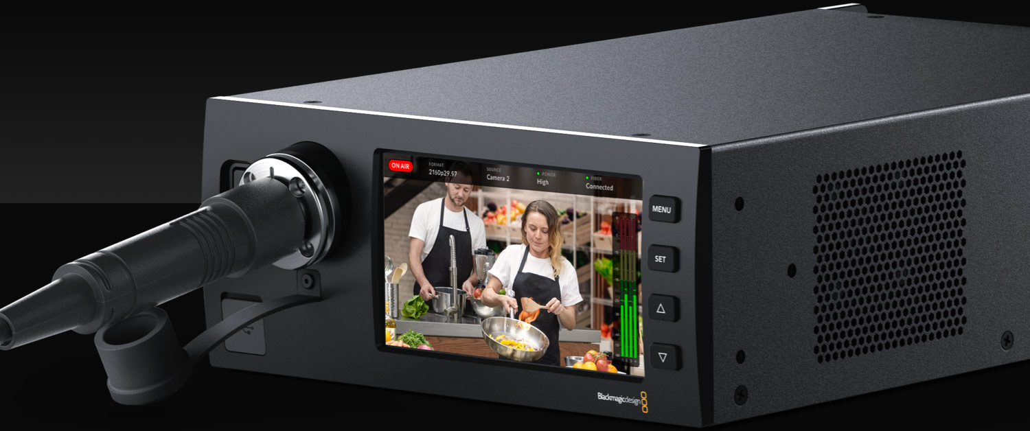 Blackmagic URSA Broadcast – Fiber Converters | Blackmagic Design