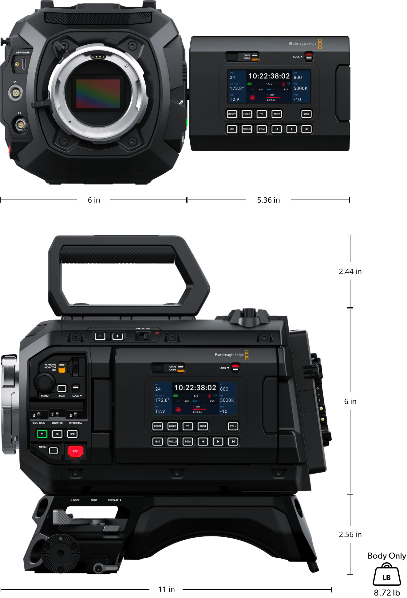Blackmagic URSA Cine – Tech Specs | Blackmagic Design