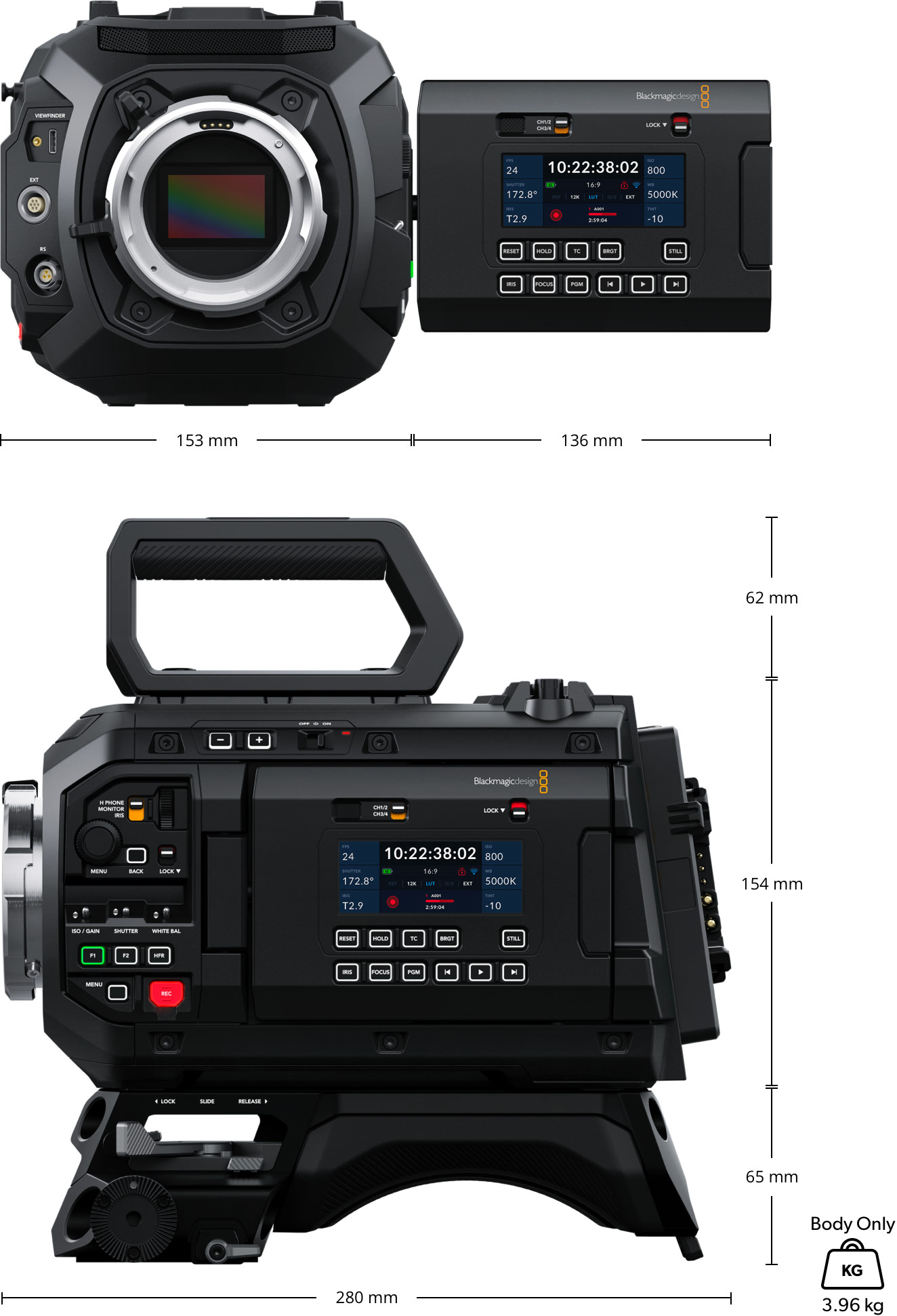 Blackmagic URSA Cine – 技术规格 | Blackmagic Design