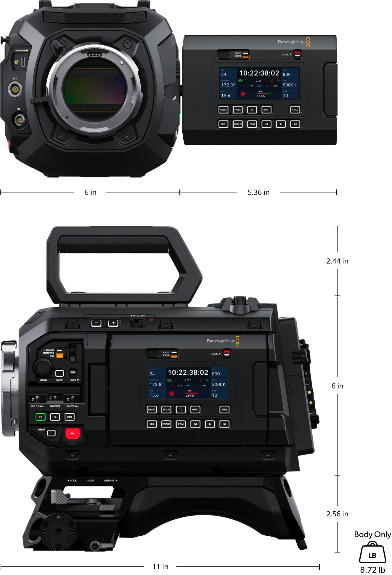 Blackmagic URSA Cine – Tech Specs | Blackmagic Design