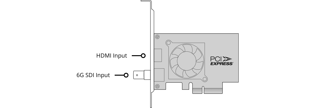 Placa Blackmagic Design Decklink Mini Recorder 4K - Broadcast Video SP