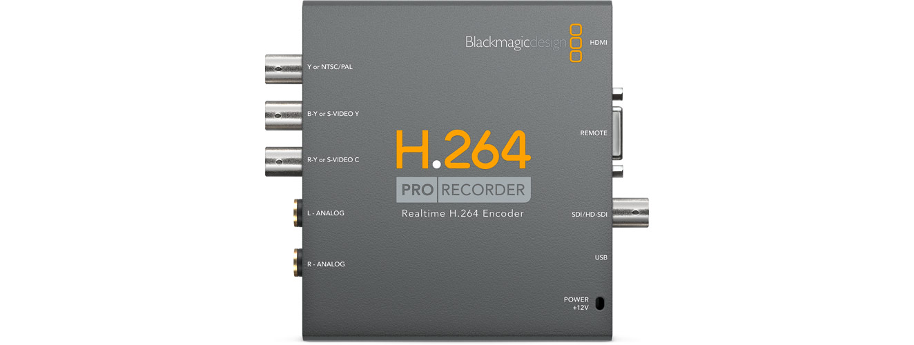 H.264 Pro Recorder – Tech Specs | Blackmagic Design
