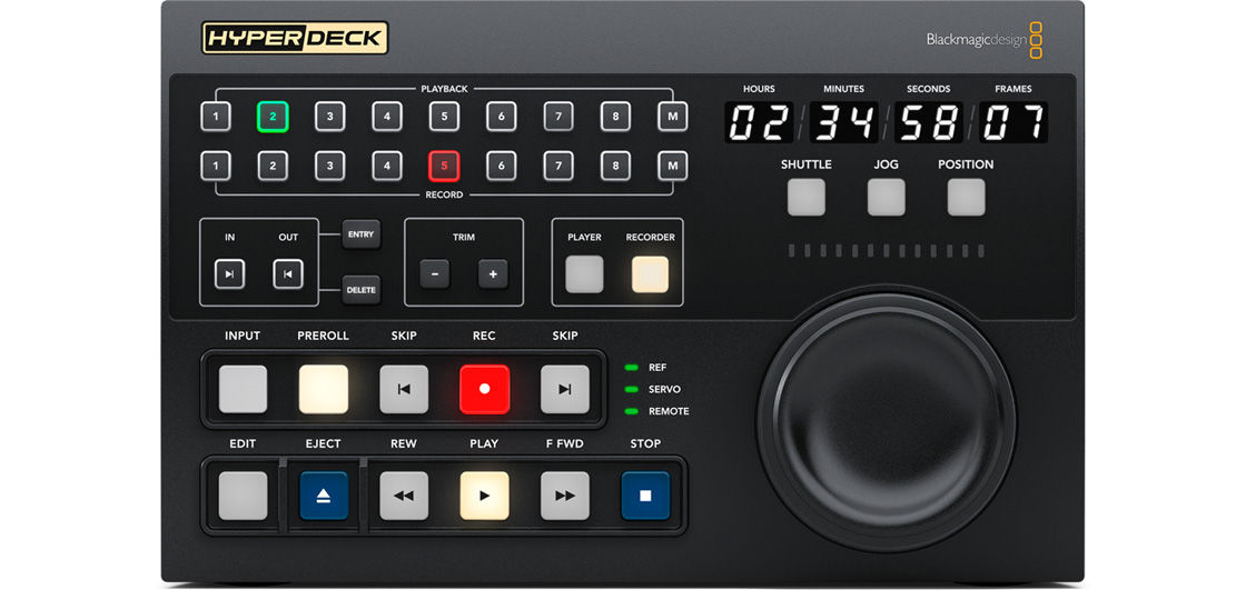 HyperDeck Extreme – Tech Specs | Blackmagic Design