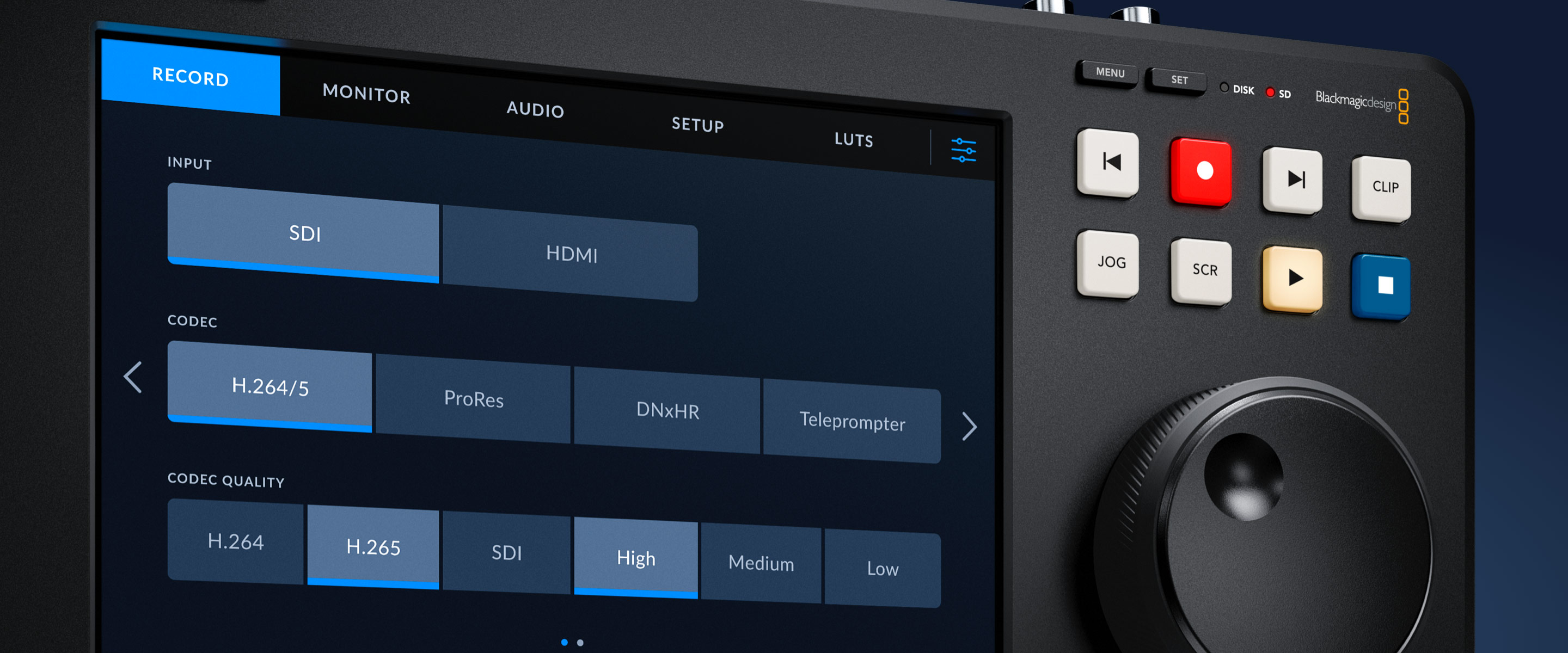 HyperDeck Shuttle – Blackmagic OS | Blackmagic Design
