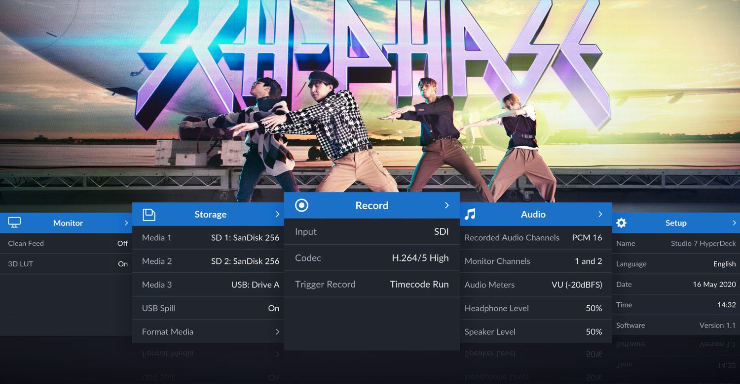 HyperDeck Studio – Blackmagic OS | Blackmagic Design