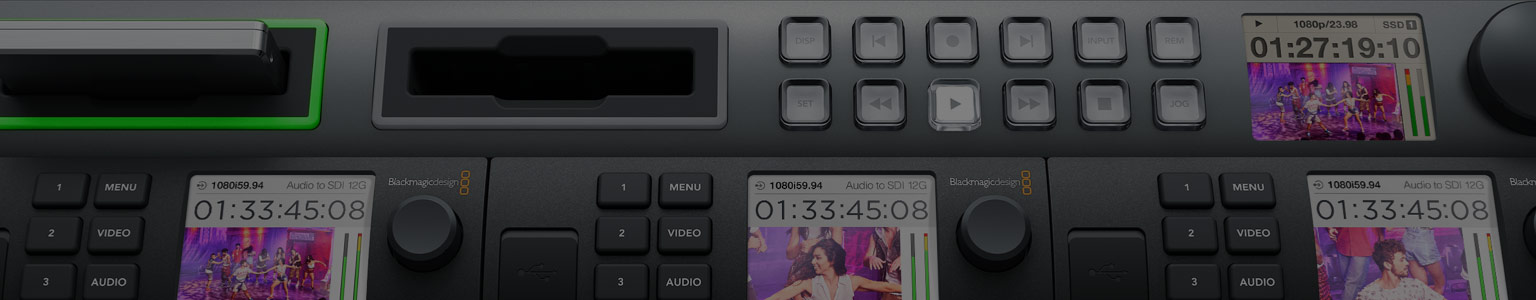 HyperDeck Studio | Blackmagic Design