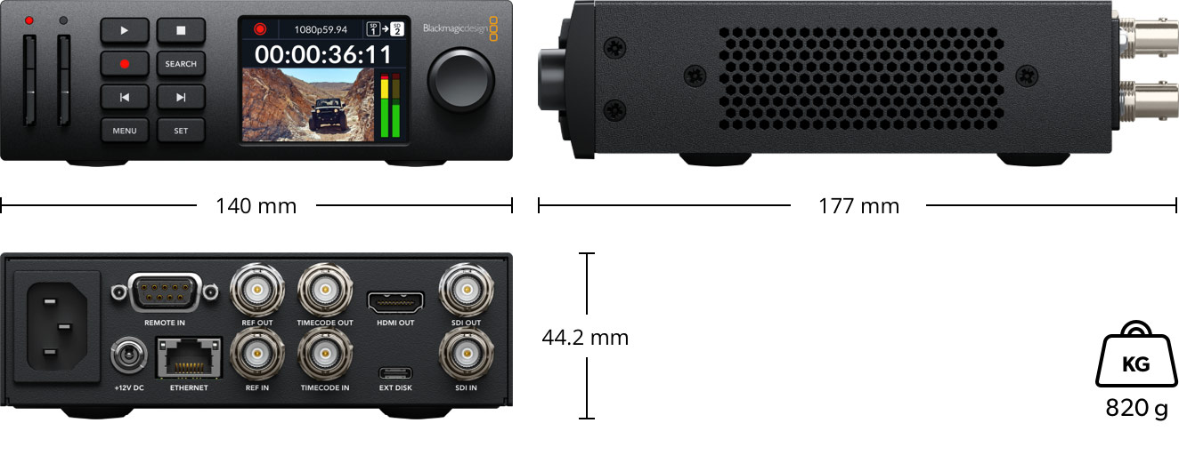 Blackmagic Design HyperDeck Studio HD Mini - Broadmedia