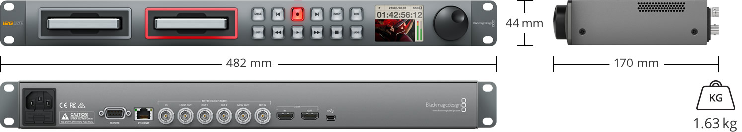 Blackmagic Design HyperDeck Studio 12G