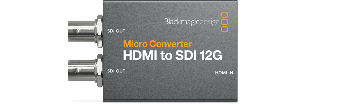 Blackmagic Design Micro Converter HDMI to SDI 12G - Broadmedia