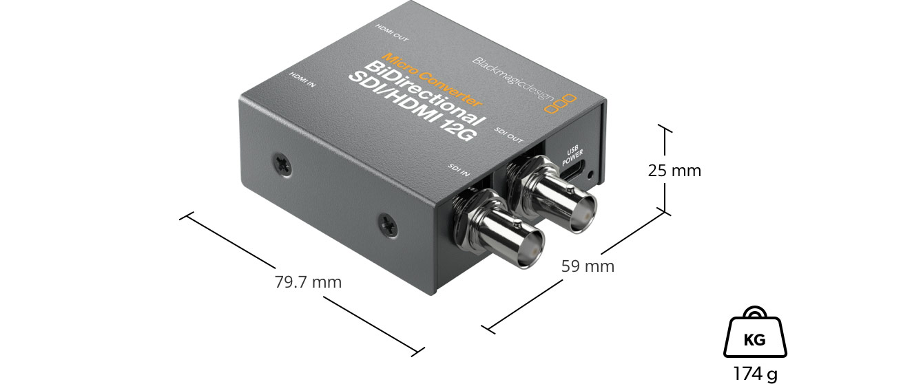 Micro Converters – 技术规格 | Blackmagic Design
