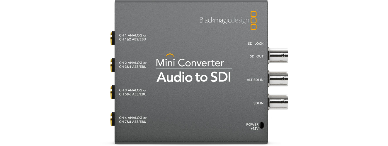 Blackmagic Design Mini Converter - Audio to SDI 2